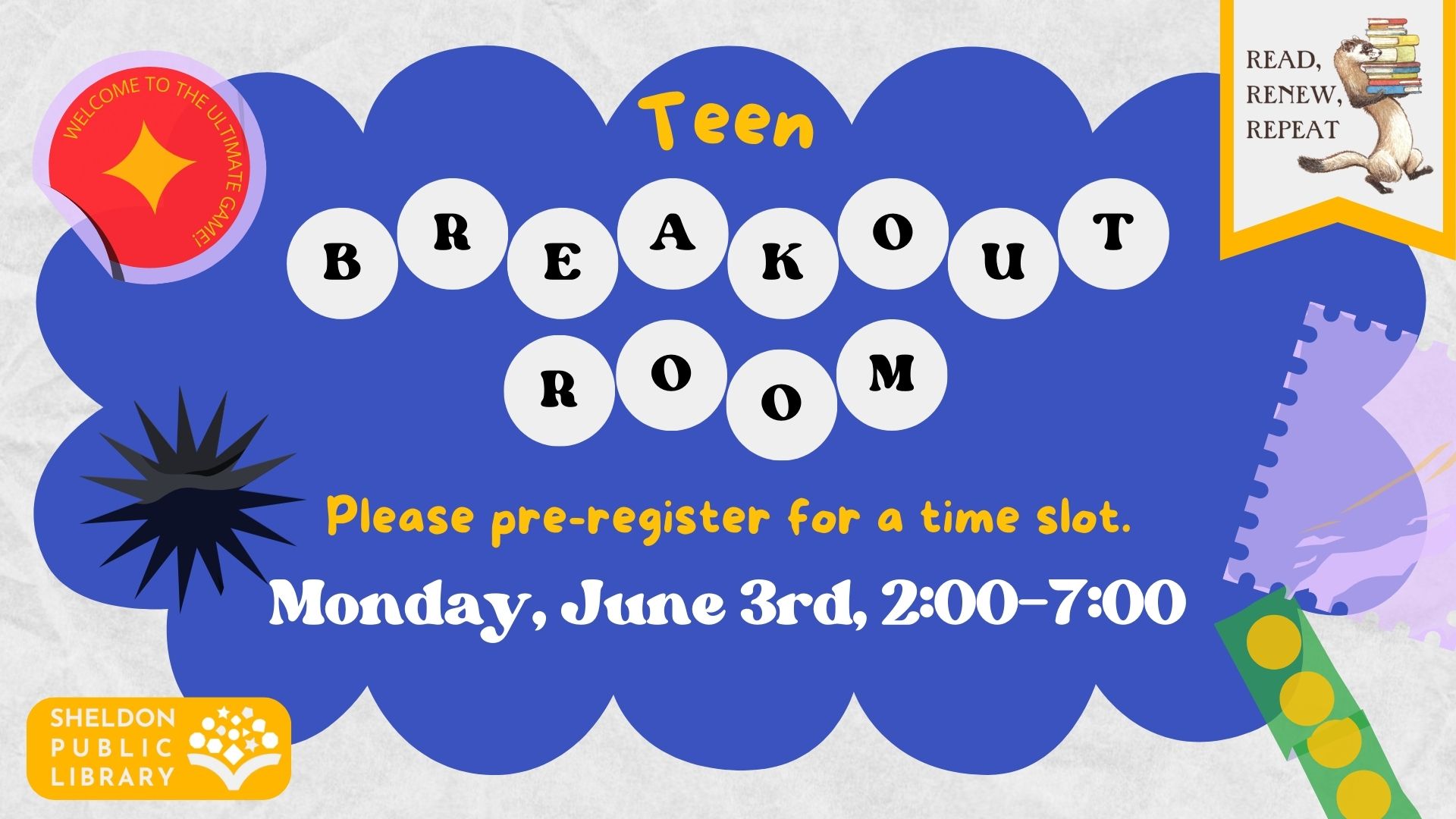 Summer Library Program :: Sheldon Public Library